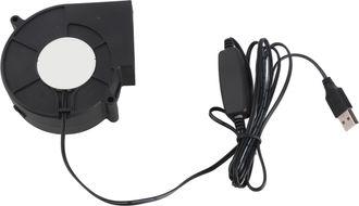 Dioche 100 M USB-fUSB-Gebl&auml;se, 3,8 Zoll DC5V, B&uuml;rstenlos, 3800 U/min, L&uuml;fter mit 3 Geschwindigkeitsmodi f&uuml;r PC-Geh&auml;use, 3D-Drucker und Elektronik - Kompaktes