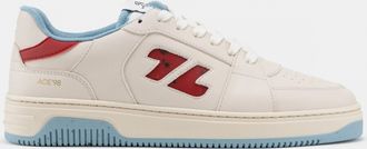 Z&egrave;ta Herren vegan Sneaker Ace98 Azulino Hellblau Rot