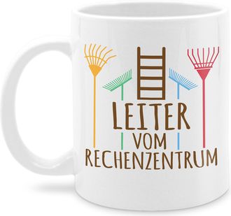 Shirtracer Tasse Tassen 325ml - Deko Hobby Geschenk - Leiter vom Rechenzentrum dunkel - 325 ml - Wei&szlig; - f&uuml;r g&auml;rtner garten kaffeetasse gartenliebhaber g&auml;rtnern s