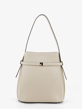 Toteme Hammered leather bucket bag with strap on the front - TOTEME - gender_Woman