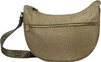Borbonese Femme, Sacs, Vert, Taille: ONE Size Luna Bag Middle