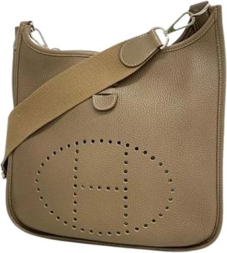 Herm&egrave;s Sac bandouli&egrave;re Pre-owned - Femme - Pre-owned - Gris - Taille: ONE Size