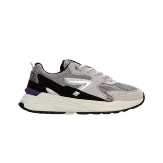 HUB Moderne Cement/Silber/Schwarzer Sneaker - - Shoes - Damen - Mehrfarbig - 38 EU