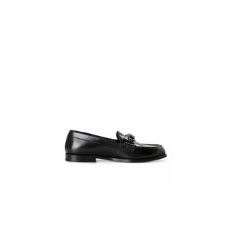 Valentino Garavani Homme, Chaussures, Noir, Taille: 42 EU Mocassins en Cuir de Luxe avec Logo V Signature