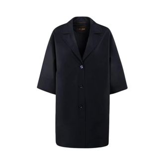 Moorer Femme, Manteaux, Bleu, Taille: 38 FR Trench-coat l&eacute;ger