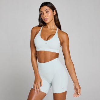 MyProtein MP Damen Tempo Ultra Seamless Sport-BH - Blue Aura - XXL