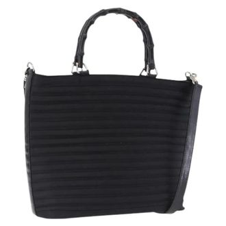 Gucci Pre-owned Nylon sacs-gucci - Femme - Pre-owned - Noir - Taille: ONE Size
