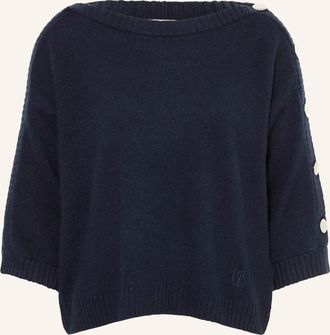 BA&SH Ba&Sh Cashmere-Pullover Mit 3/4-Arm blau