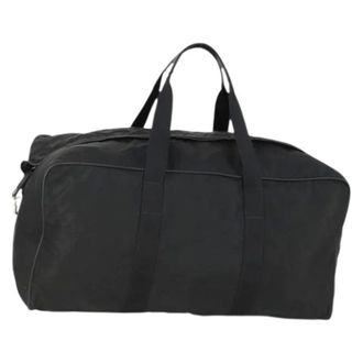 Prada Sac Week-end en Nylon Pre-owned - Femme - Pre-owned - Noir - Taille: ONE Size