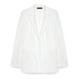 Fiorella Rubino Damen, Jacken, Wei&szlig;, 2XLGr&ouml;&szlig;e