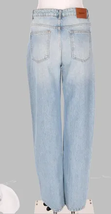 Rotate Straight Denim Jeans - Blue