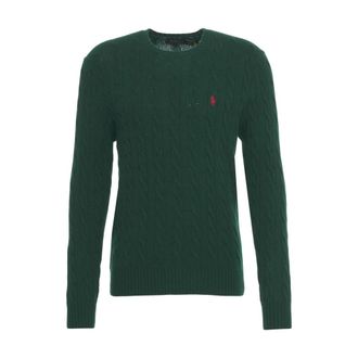 Polo Ralph Lauren Klassischer Cable Knit Pullover Verde Aw25 - - Knitwear - Herren - Gr&uuml;n - XL