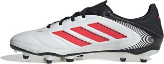 adidas Unisex COPA Pure III League FG/MG Football Boots Fußballschuhe, Cloud White/Lucid Red/Core Black, 48 2/3 EU