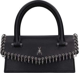 Patrizia Pepe Femme, Sacs, Noir, Taille: ONE Size Leather Bag