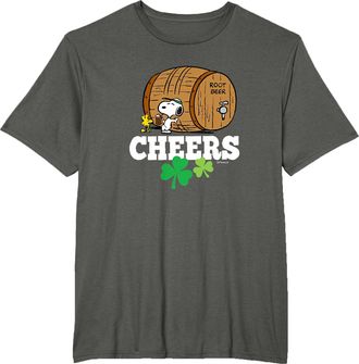 Peanuts St.Patricks - Cheers To Root Beer T-Shirt