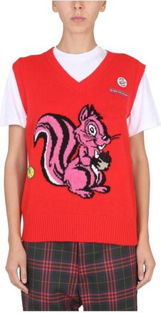 Cormio Femme, Pulls, Rouge, Taille: 38 FR Nicole Vest