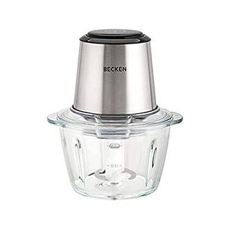 Becken 6156262 Zerkleinerer, 0 W, 1000 ml, Edelstahl und Glas, mehrfarbig