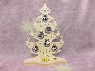 Saico Leuchter Tannenbaum mit schwarzen