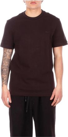 Lacoste Homme, Tops, Brun, Taille: XL T-shirt Logo Avant
