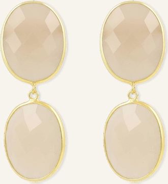 Lott. Gioielli Lott.Gioielli Ohrh&auml;nger Camille Ce Qu Double Drop M With Pin Warm Beige By Glambou gold