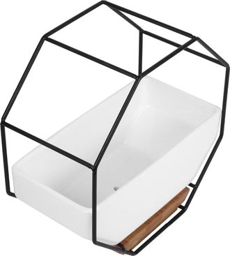 Amosfun Wandbehang Pflanzgef&auml;&szlig; Vase Octagon Form Wand &Uuml;bertopf Geometrische Wanddekoration Container f&uuml;r Sukkulenten Pflanzen Luftpflanzen Mini Kaktus Kunstpf