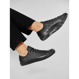 Converse Sneakers aus Stoff Converse Chuck Taylor All Star Mono Leather 135253C Schwarz
