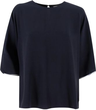 Fabiana Filippi Femme, Blouses et Chemises, Bleu, Taille: 40 FR Top