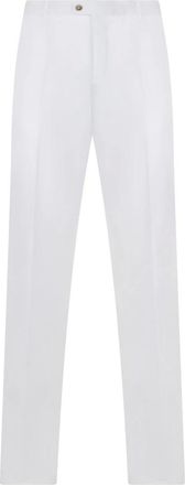 Fedeli Homme, Pantalons, Blanc, Taille: 3XL Pantalon Slim Classique