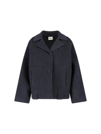 Khaite Gray Wool Jacket Alder