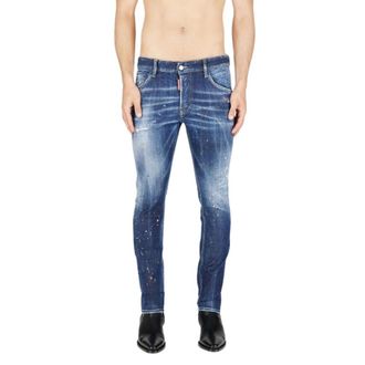 Dsquared2 Homme, Jeans, Bleu, Taille: XL Skater Stretch Denim Jeans
