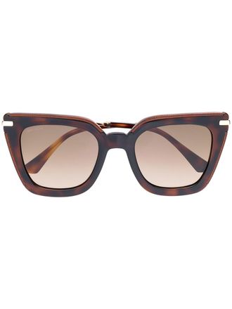 Jimmy Choo Eyewear Ciagras Oversized-Sonnenbrille - Braun