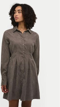 Kaffe Hemdkleid Hermine 10509115 Braun Regular Fit