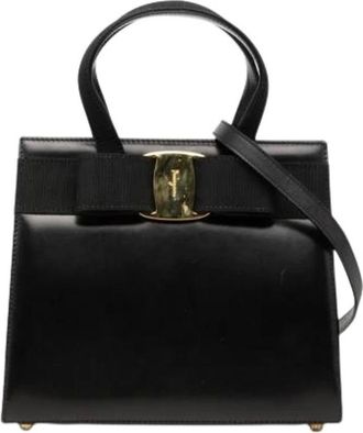Ferragamo Sac &agrave; main Pre-owned (Sac bandouli&egrave;re) - Femme - Pre-owned - Noir - Taille: ONE Size