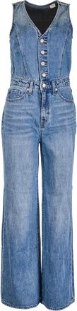 Levi's Femme, Combinaisons et Ensembles, Bleu, Taille: W25 Iconic Jumpsuit