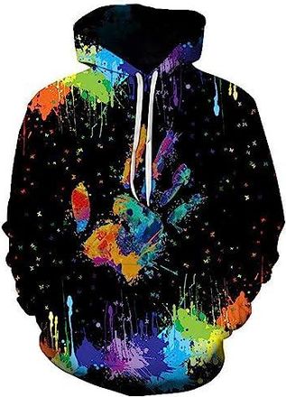 Generic Sweat a Capuche Homme Hooded Sweatshirt Sweats &agrave; Capuche Mode Automne et Hiver D&eacute;contract&eacute; et Confortable avec Imprim&eacute; pour Homme, Pull Sportif Taille