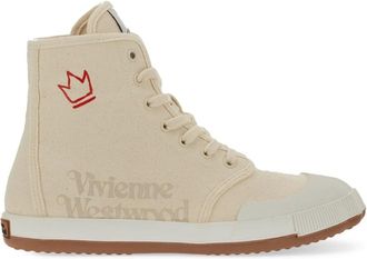 Vivienne Westwood Femme, Chaussures, Blanc, Taille: 37 EU Animal Gym High Top