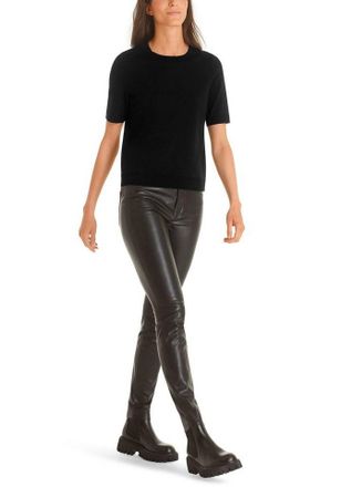 Marc Cain Rundhalspullover Collection Essential Premium Damenmode Pullover Rethink Together