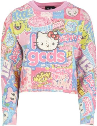 GCDS Pullover mit Hello Kitty-Print - Rosa