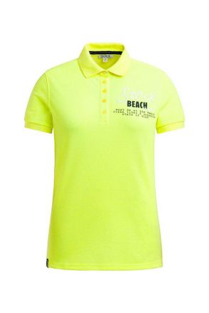soccx Poloshirt mit Puff-Print