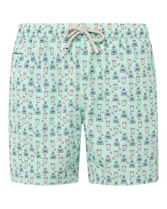 MC2 Saint Barth Leichte Badeshorts mit Tequilla-Motiven in
