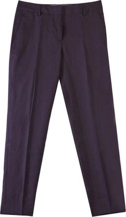 Paul Smith Femme, Pantalons, Violet, Taille: 40 FR Pantalon Pinces Lino