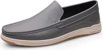 Generic Mocassins classiques &agrave; enfiler pour homme, gris, 38 2/3 EU