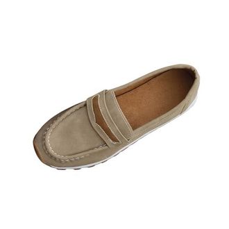 Generic Mocassins d&eacute;contract&eacute;s &agrave; bout rond pour femme - &Eacute;l&eacute;gantes - Classiques - Antid&eacute;rapantes - L&eacute;g&egrave;res - Polyvalentes - Confortables - Chaussures plates &agrave; 