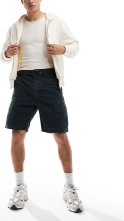 Superdry Heavy - Short cargo - Bleu marine