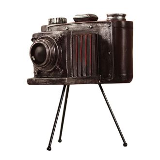 Generic Vintage-Kamera-Deko, Schreibtisch-Ornamente, Retro-Kamera-Modell-Bastelarbeiten, kreative Bar-Deko, Requisiten f&uuml;r Fotoshootings - Ornament aus Kunsth