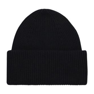 Profuomo Beanie Wool - - Accessories - Herren - Schwarzk - ONE SIZE