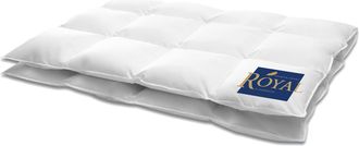 HANSKRUCHEN Royal Daunendecke 240x220 cm - Warm / Winter - Made in Germany Kassettendecke aus 100% Gänsedaunen - Allergiker geeignet