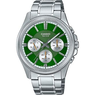 Casio Casio Collection Herren Silber Uhr MTP-1375PD-3AVEF