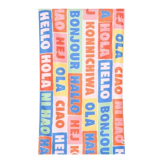 Dock & Bay Geschirrtücher - Schnelltrocknende Küchentücher aus festem Waffelstoff - Mittlere Größe 75x45cm, 29x17 - Greetings from