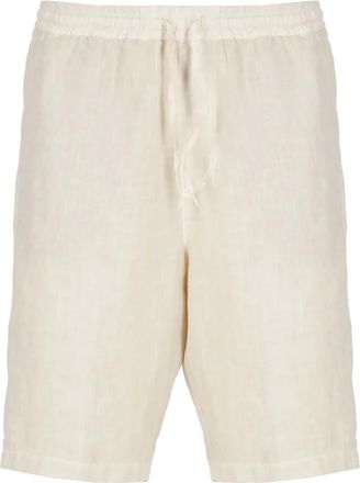 120% Lino Homme, Shorts, Beige, Taille: S Shorts d&eacute;contract&eacute;s